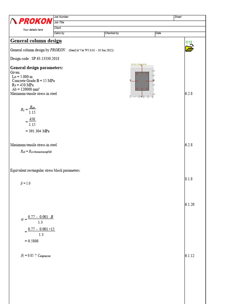 Prokon | PDF | Civil Engineering | Solid Mechanics