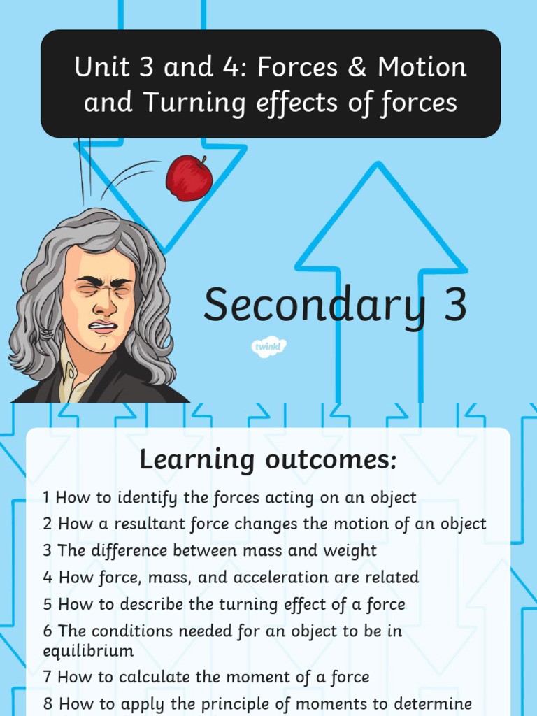 2324 T1 Physics 3 and 4 Forces Motion Turning Effects | PDF | Weight ...