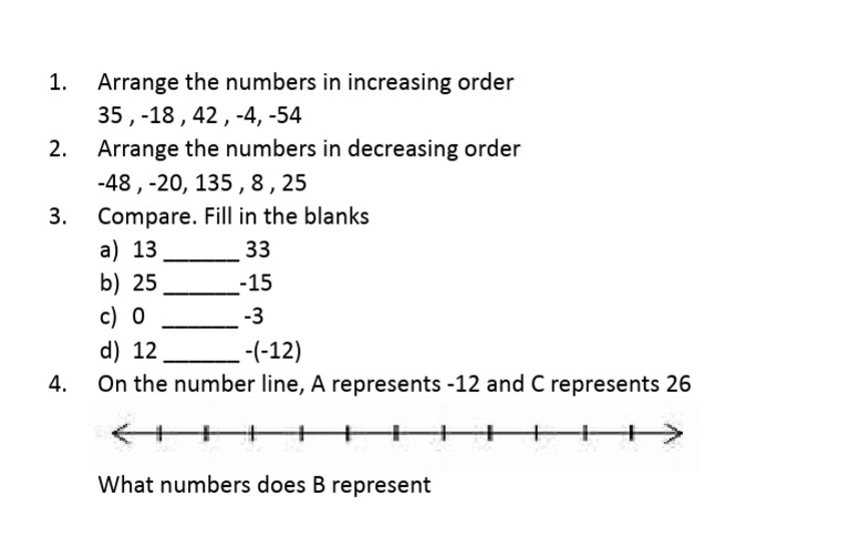 Puzzle Negative Numbers | PDF