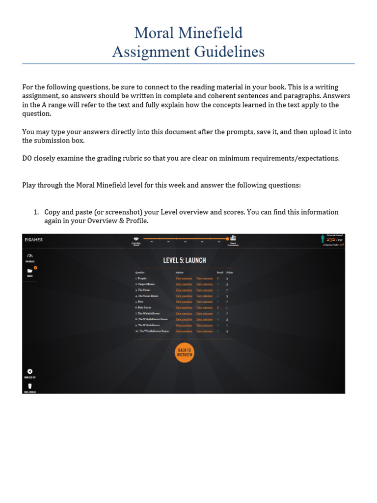 Responsibility Example | PDF