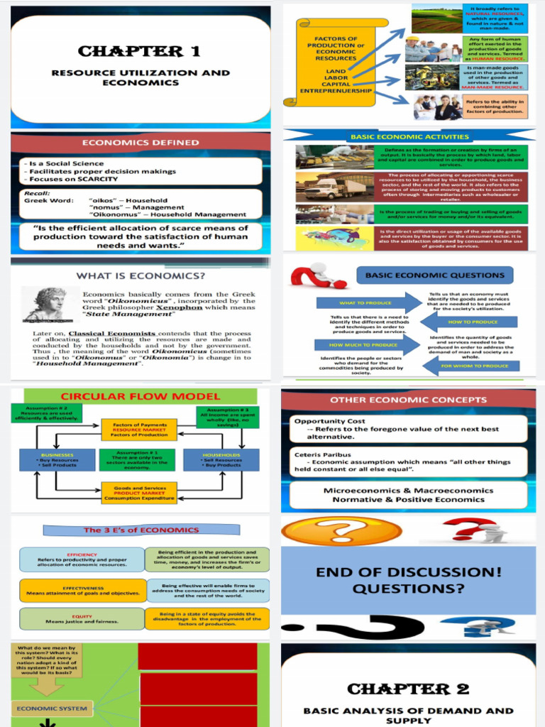 Economics Chap123 | PDF