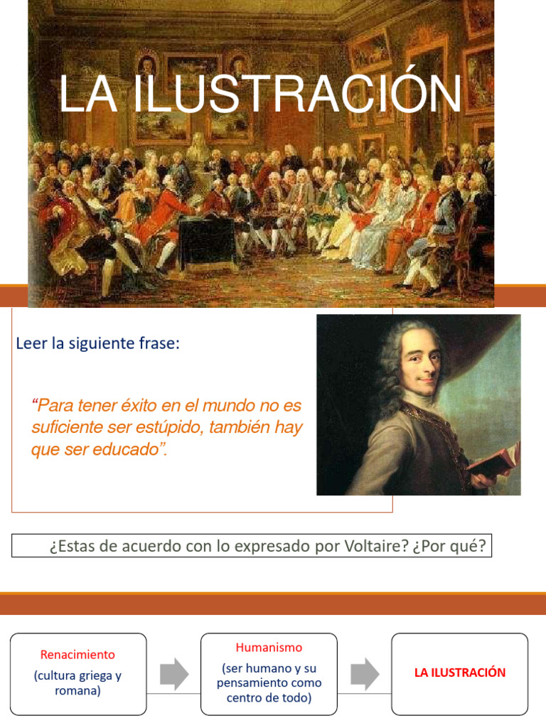 La Ilustración | PDF | Era de iluminacion | Conocimiento
