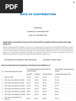 Malaysia EPF Contribution Schedule | PDF