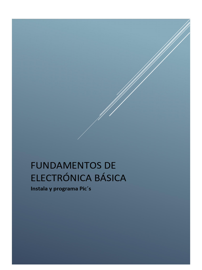 Conceptos Básicos de Electrónica 2024 - 124337 | PDF | Resistencia ...