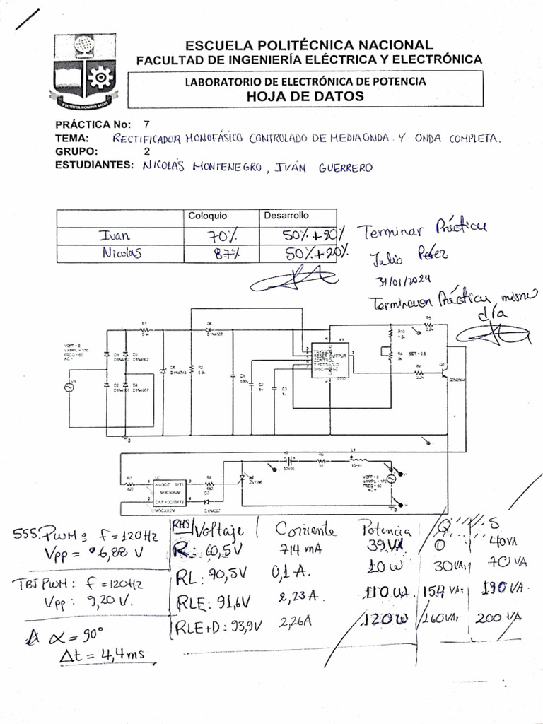 Hoja de Datos P7 | PDF