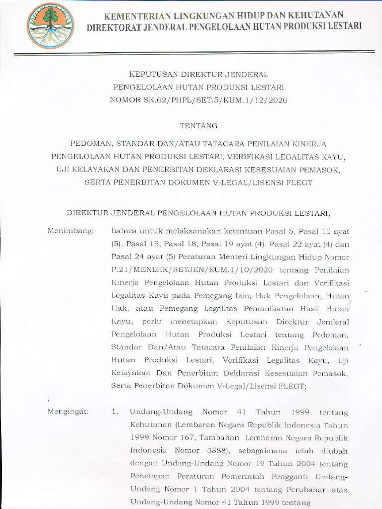 Pedoman Penilaian Kinerja PHPL | PDF