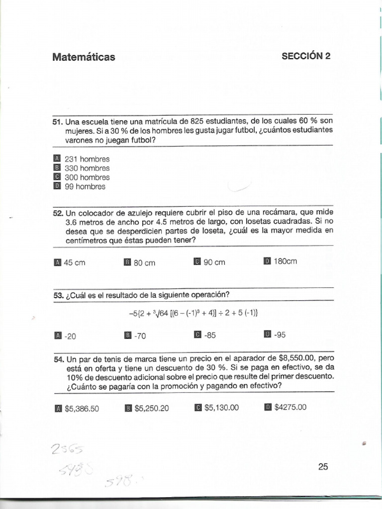 Matematicas Media Superior | PDF