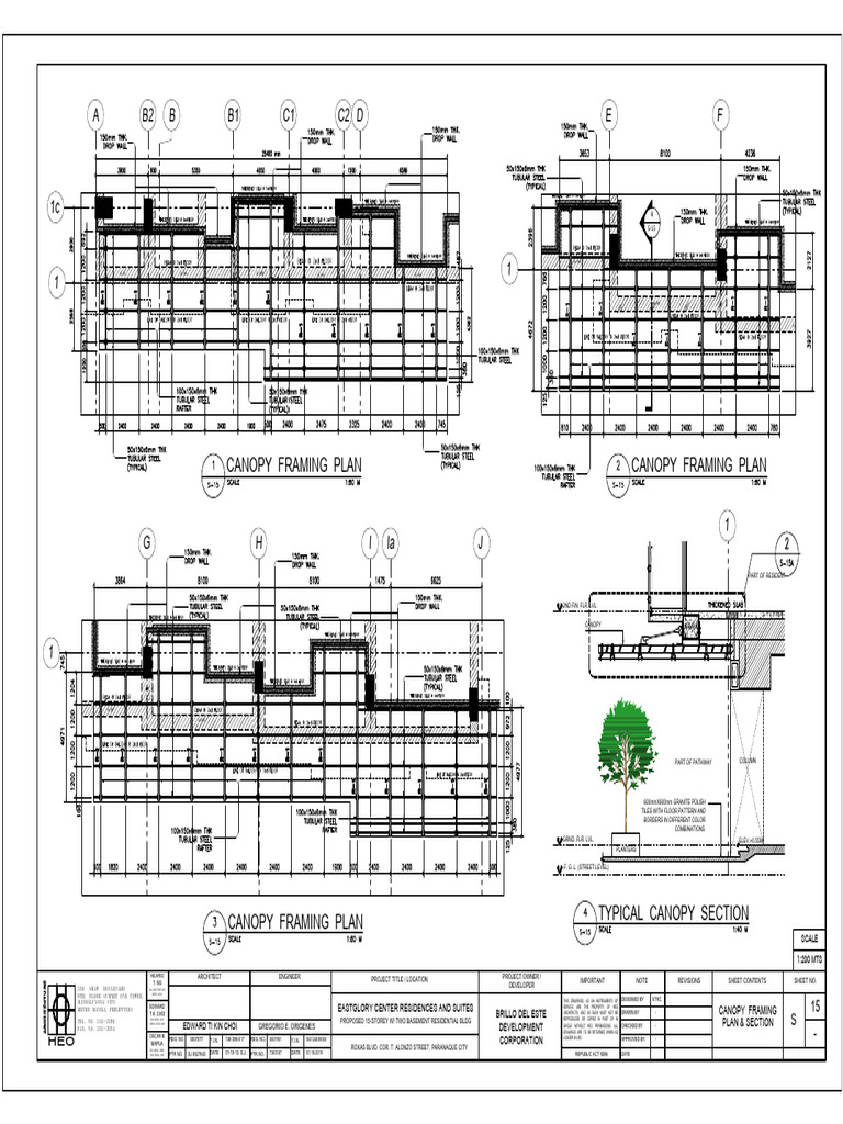S-15 Detail of Canopy | PDF