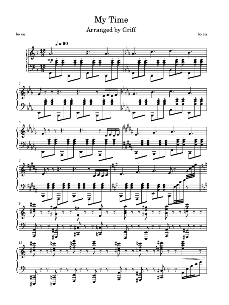 My Time - Bo en | PDF