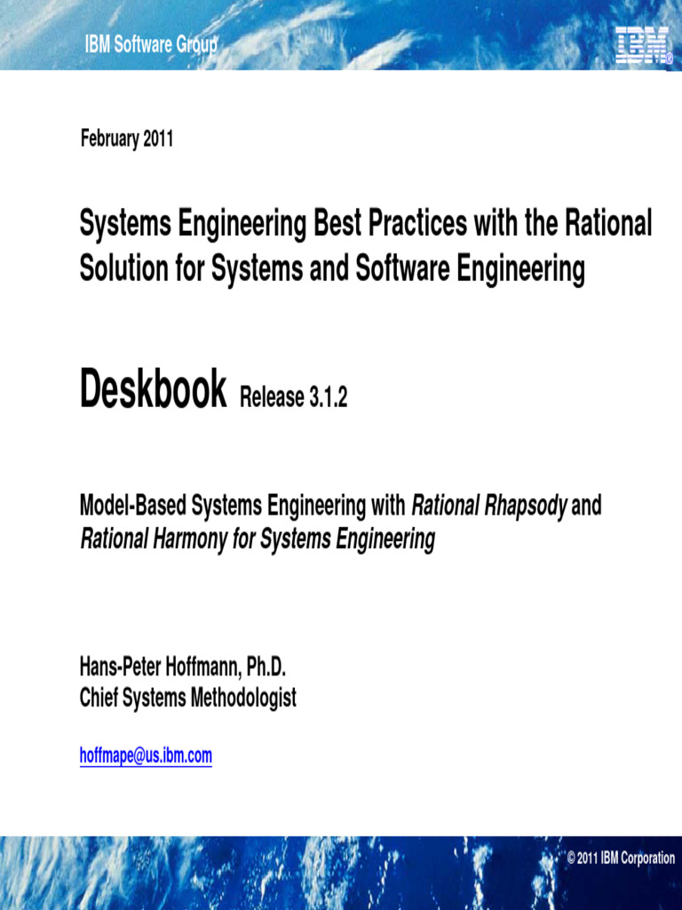 IBM Rational Harmony Deskbook Rel 3.1.2 | PDF | Use Case | Systems ...