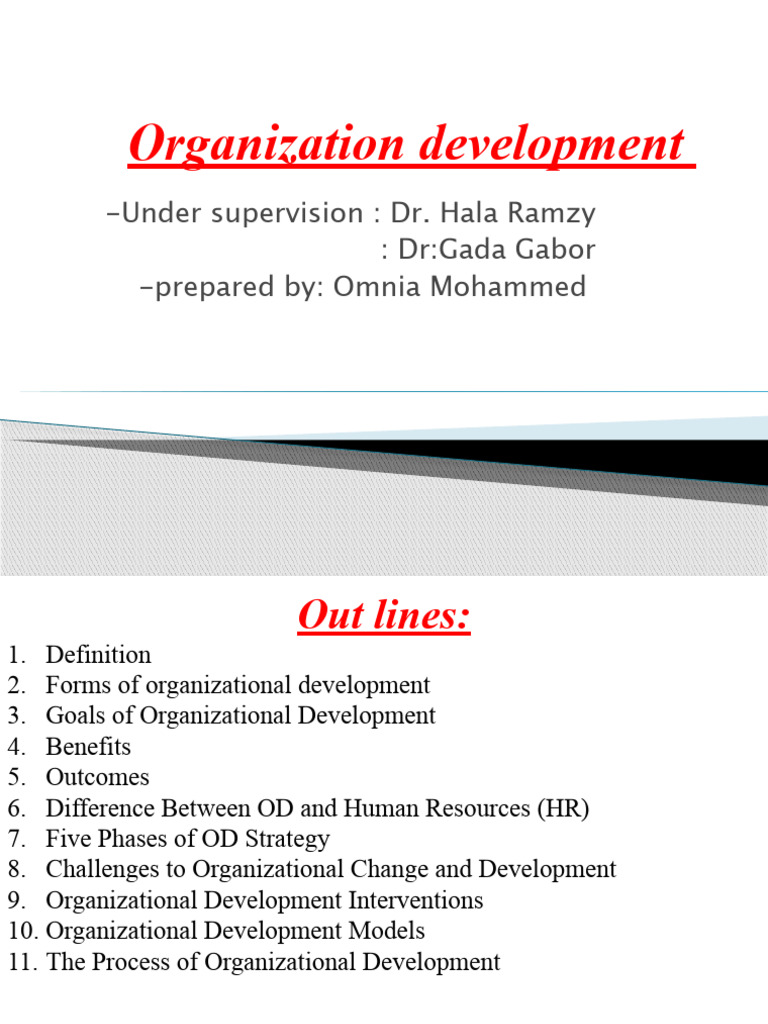 Organization Development (1) - 1 | PDF | Organization Development | Change Management
