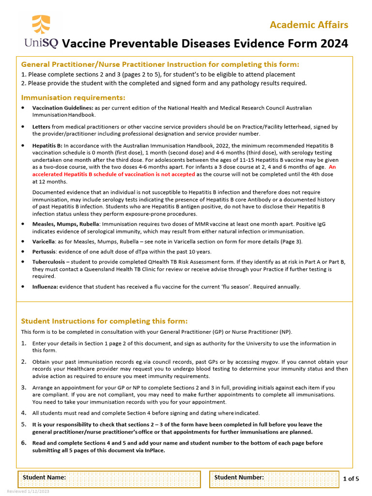 2024 VPD FormFINAL 16012024 | PDF | Vaccines | Hepatitis B