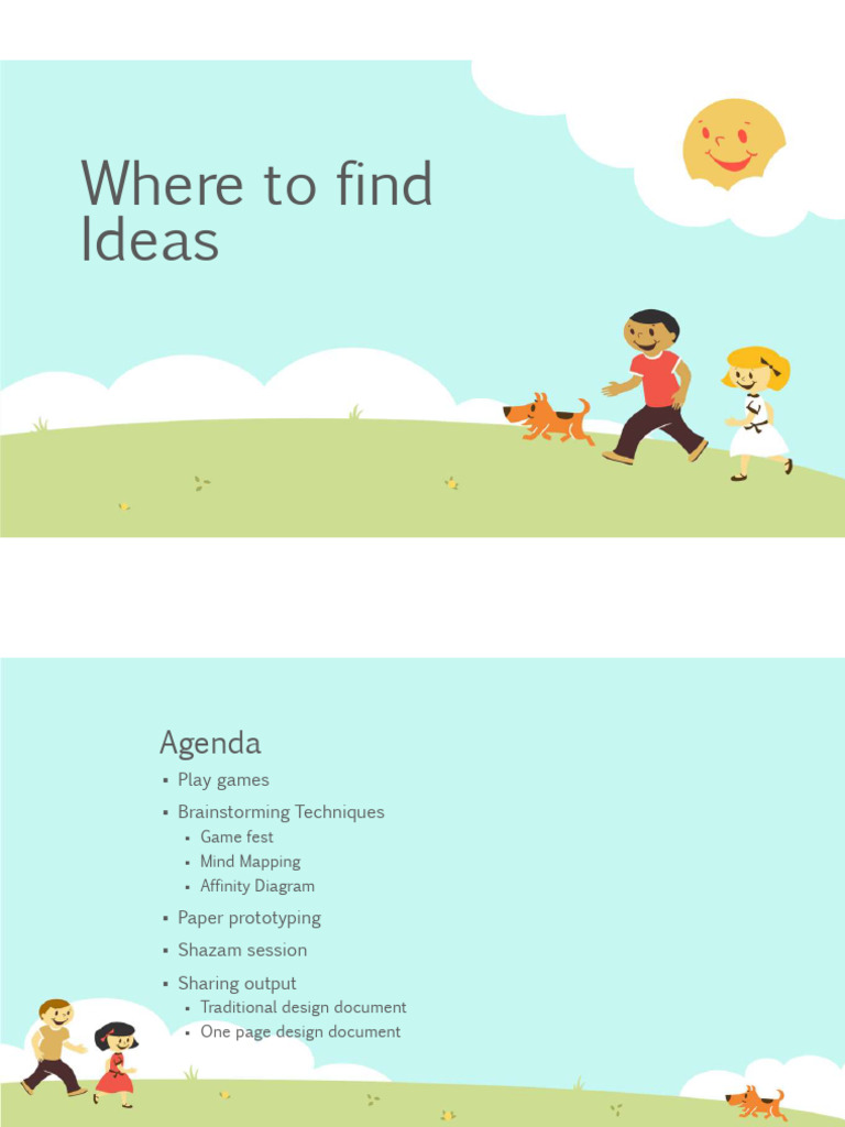 Where To Find Ideas | PDF | Brainstorming | Cognition