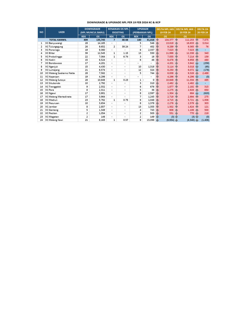 Delta NPL Update 19-20 Feb 2024 | PDF
