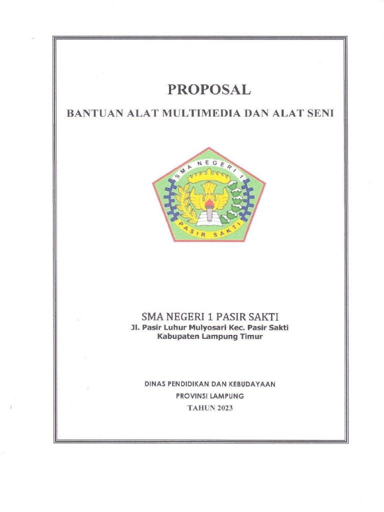 Proposl Alat Multimedia | PDF