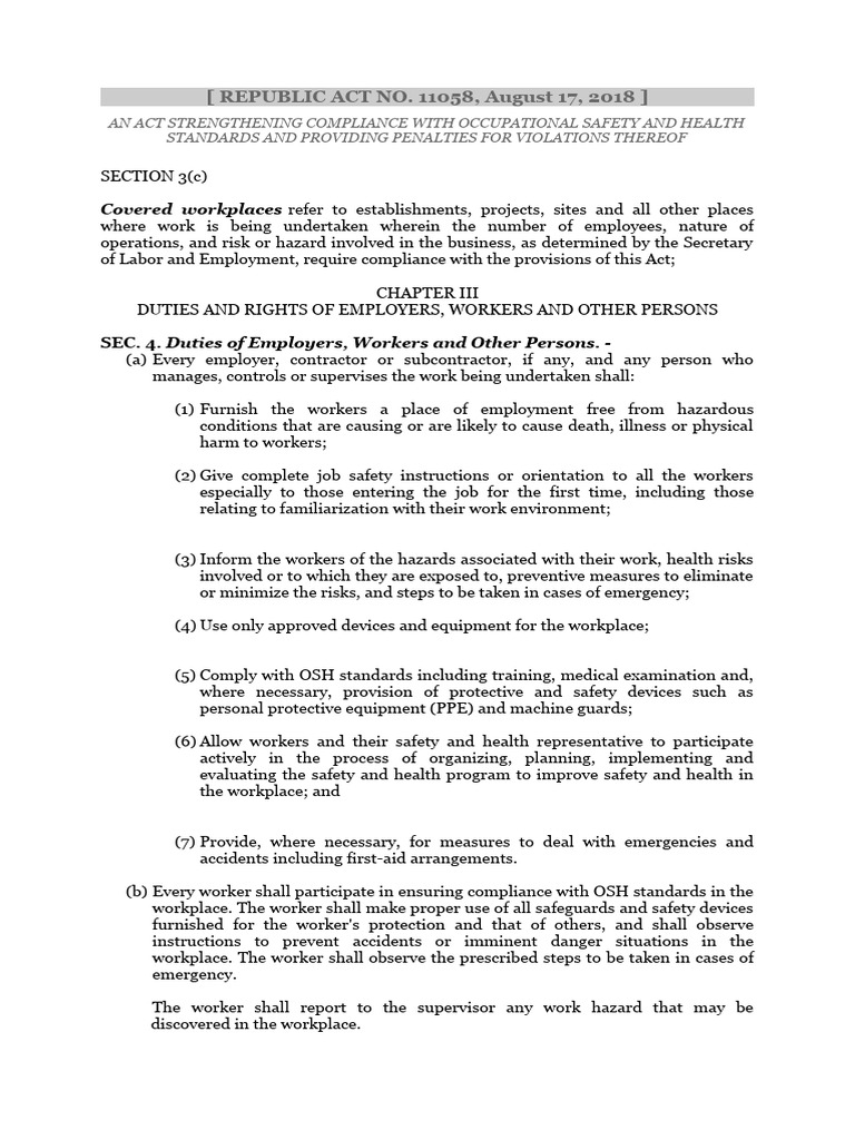 Labor SPL | PDF | Employment | Occupational Safety And Health