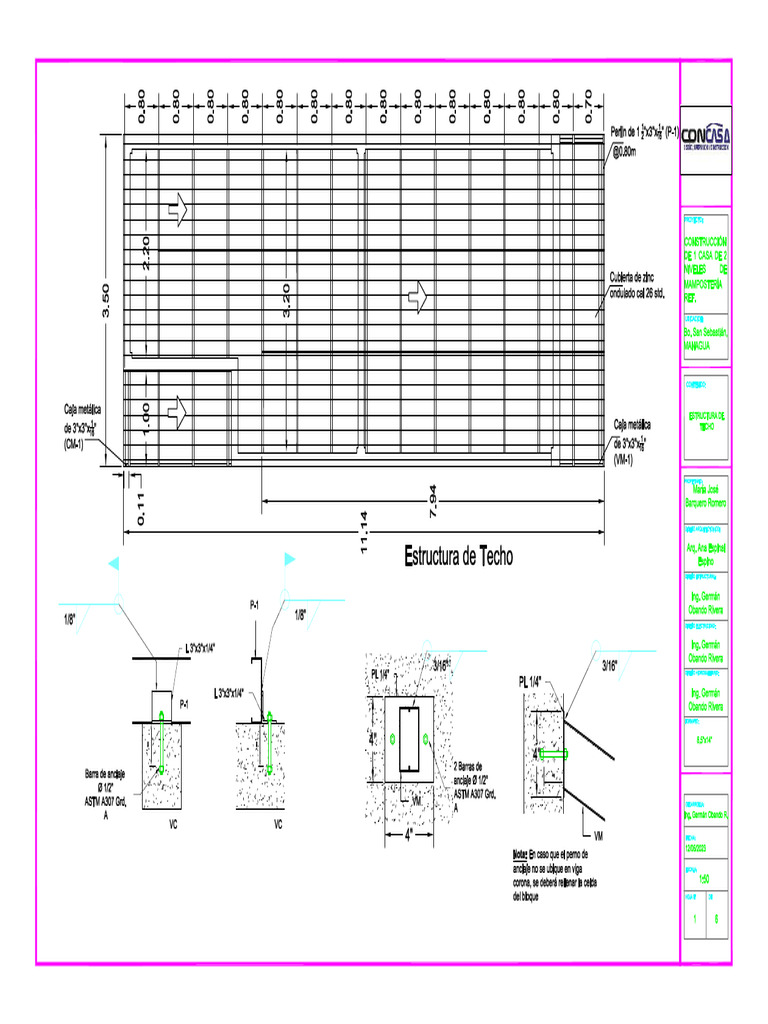 Estructura de Techo | PDF