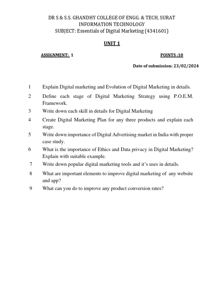 Assignment 1 EDM | PDF