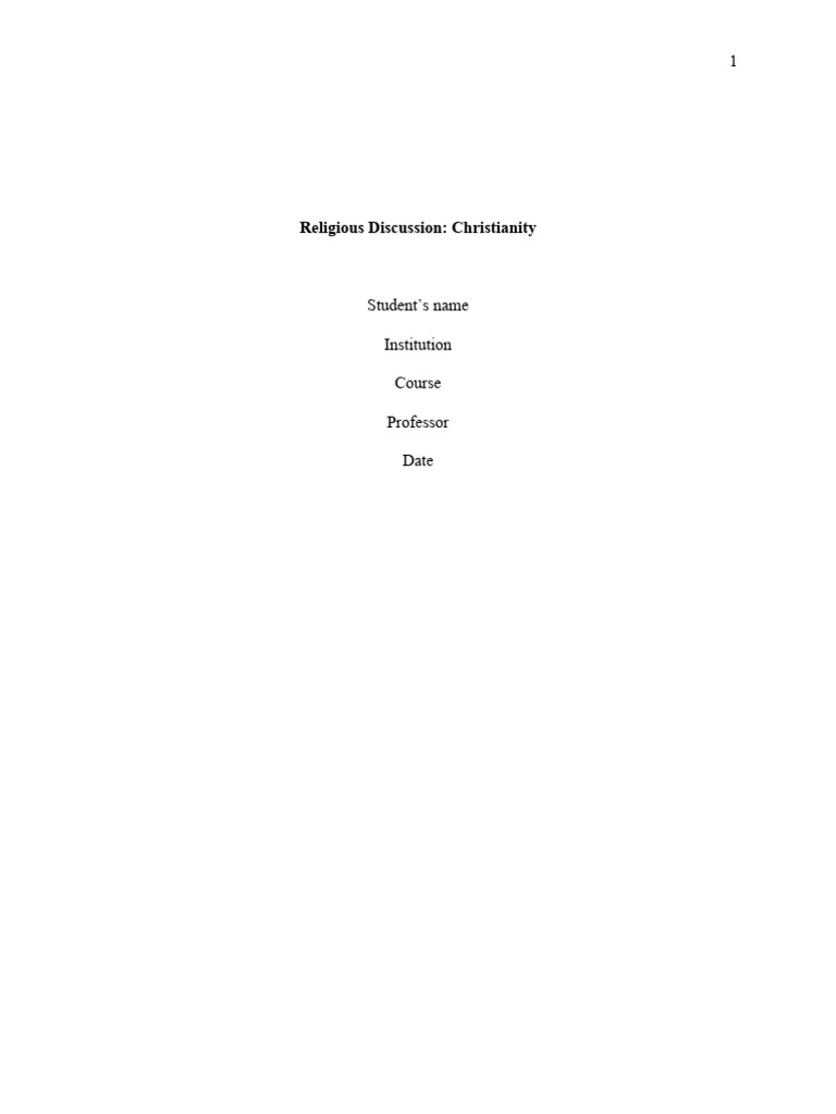 Religious Discussion Christianity | PDF | Forgiveness | Love