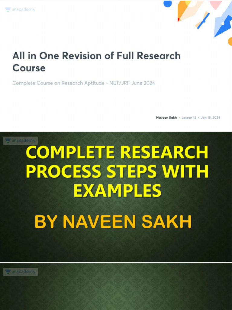 All in One Revision of Full Resear NTA | PDF