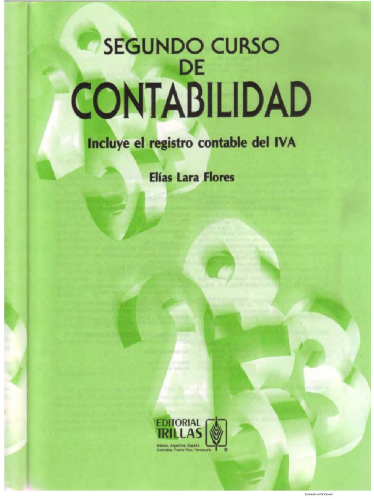Segundo Curso de Contabilidad Elias Lara Flores | PDF