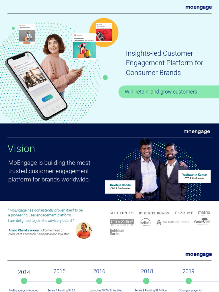 MoEngage Insights Led Customer Engagement Platform For Consumer Brands ...