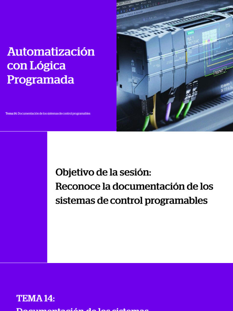 S14 Automatización Con Lógica Programada | PDF | Controlador lógico ...