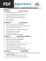 Junior Inter IPE 2023-24 Model Question Paper | PDF | Human ...