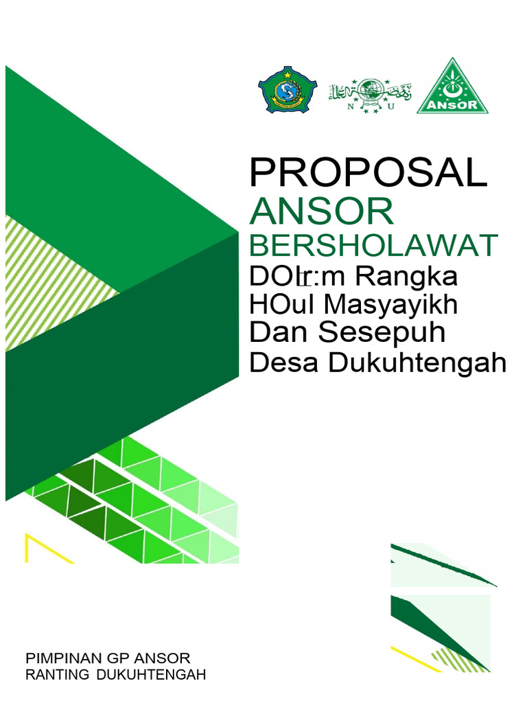 PROPOSAL ANSOR BERSHOLAWAT Fix | PDF | Perjalanan | Kesehatan Holistik
