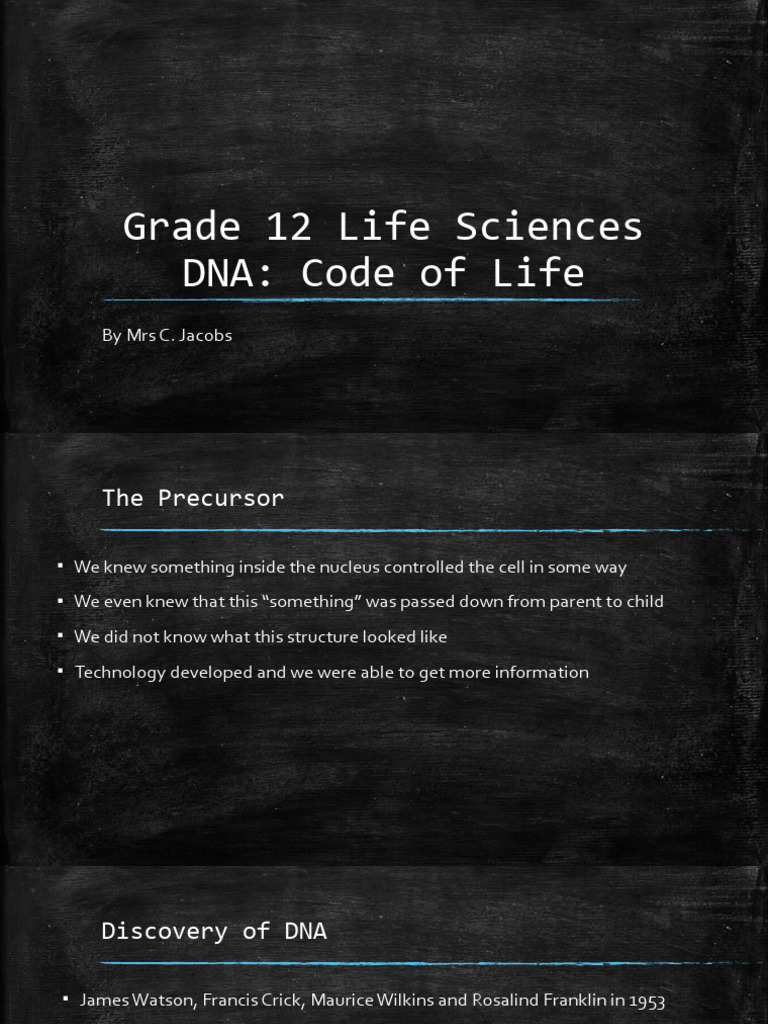 DNA Revision Slides | PDF | Translation (Biology) | Dna