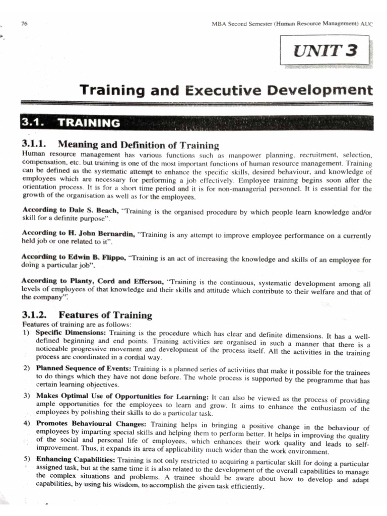 HRM Training & Development | PDF