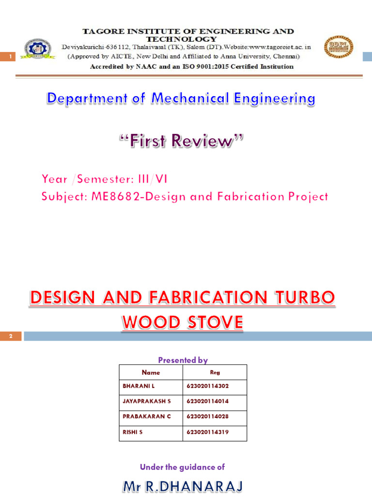 Turbo Wood Stove Design Project | PDF | Stove | Air Pollution