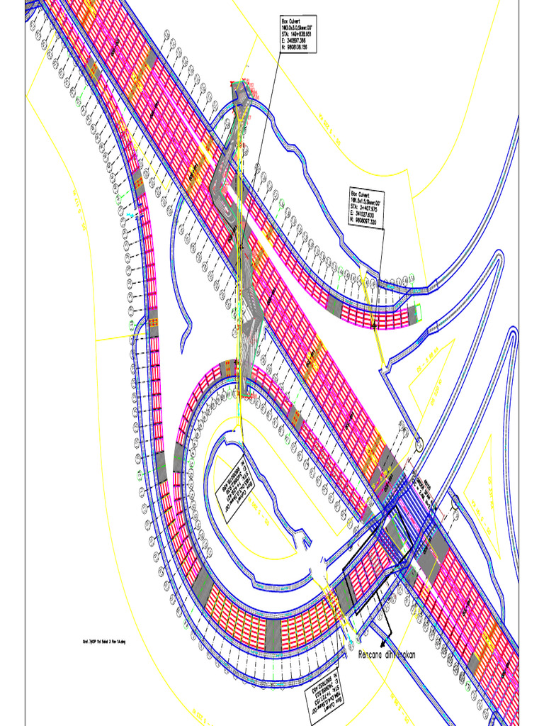 Superimpose STA 1+450 Interchange | PDF
