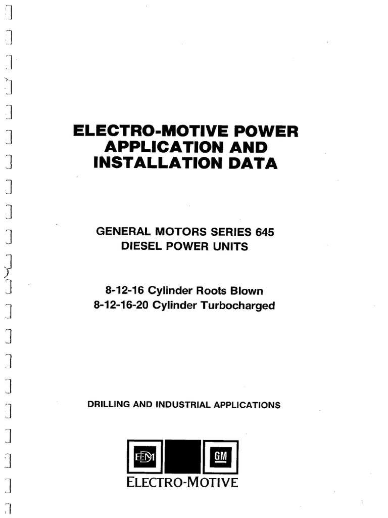 EMD Electro-Motive Power Manual | PDF