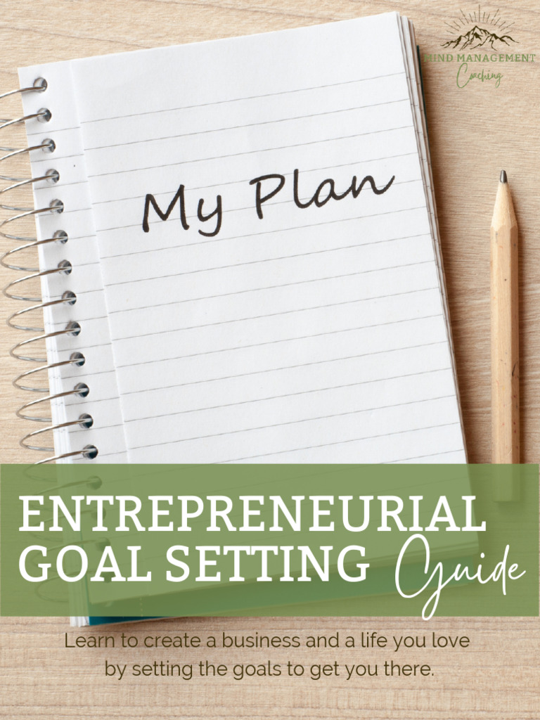 Entrepeneurial Goal Setting Guide | PDF | Goal | Thought