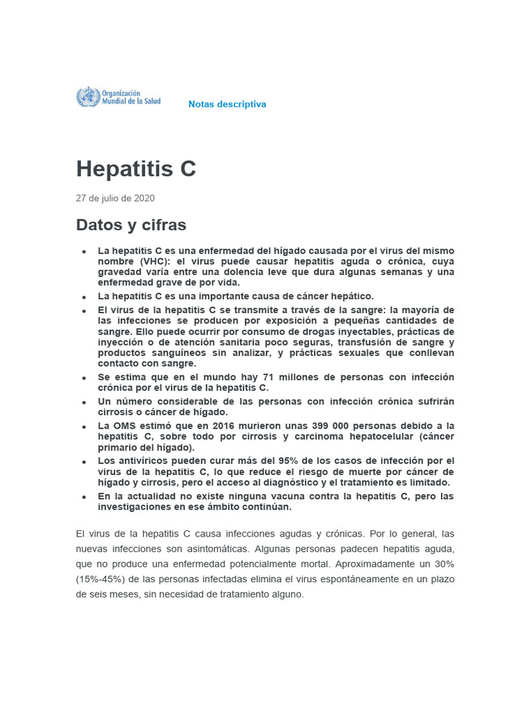 Hepatitis C | PDF | Hepatitis C | Hepatitis