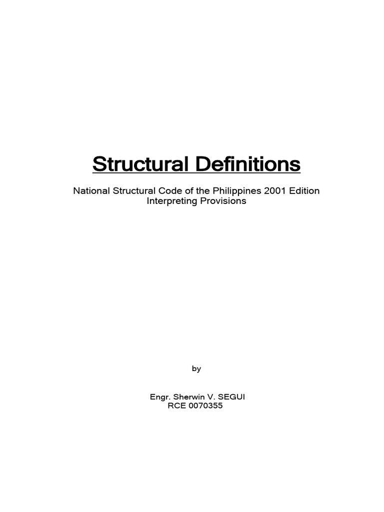 Structural Definitions | Download Free PDF | Structural Load | Civil Engineering