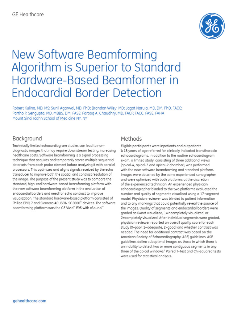 Csound Mtsinai Casestudy V6a | PDF | Echocardiography | Medicine