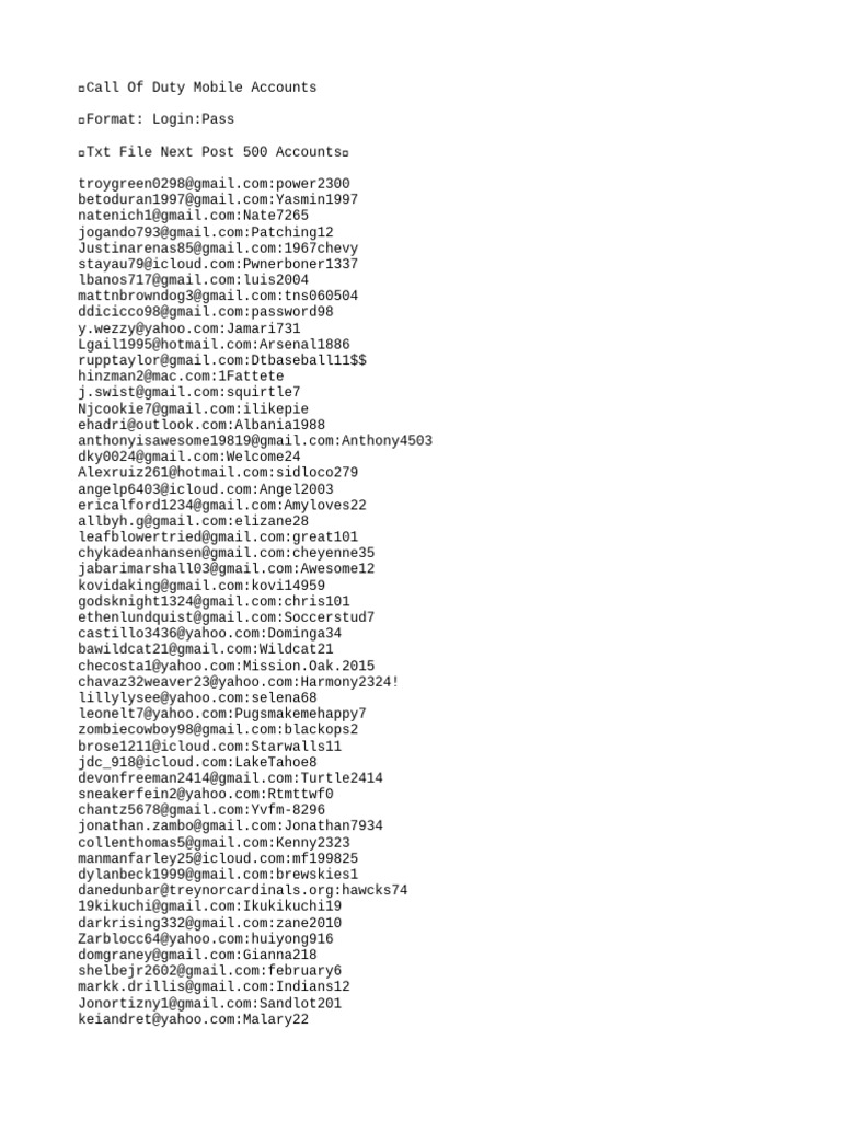 ?call of Duty Mobile Accounts | PDF | Computing