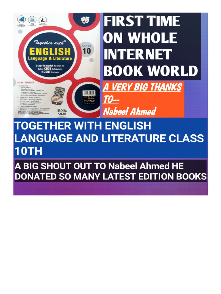 Class 9 English Study Material PDF | PDF