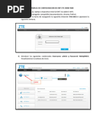 Instructivo de Configuración Ont Zte F6600-F688-F670y-F670l Corp. | PDF ...