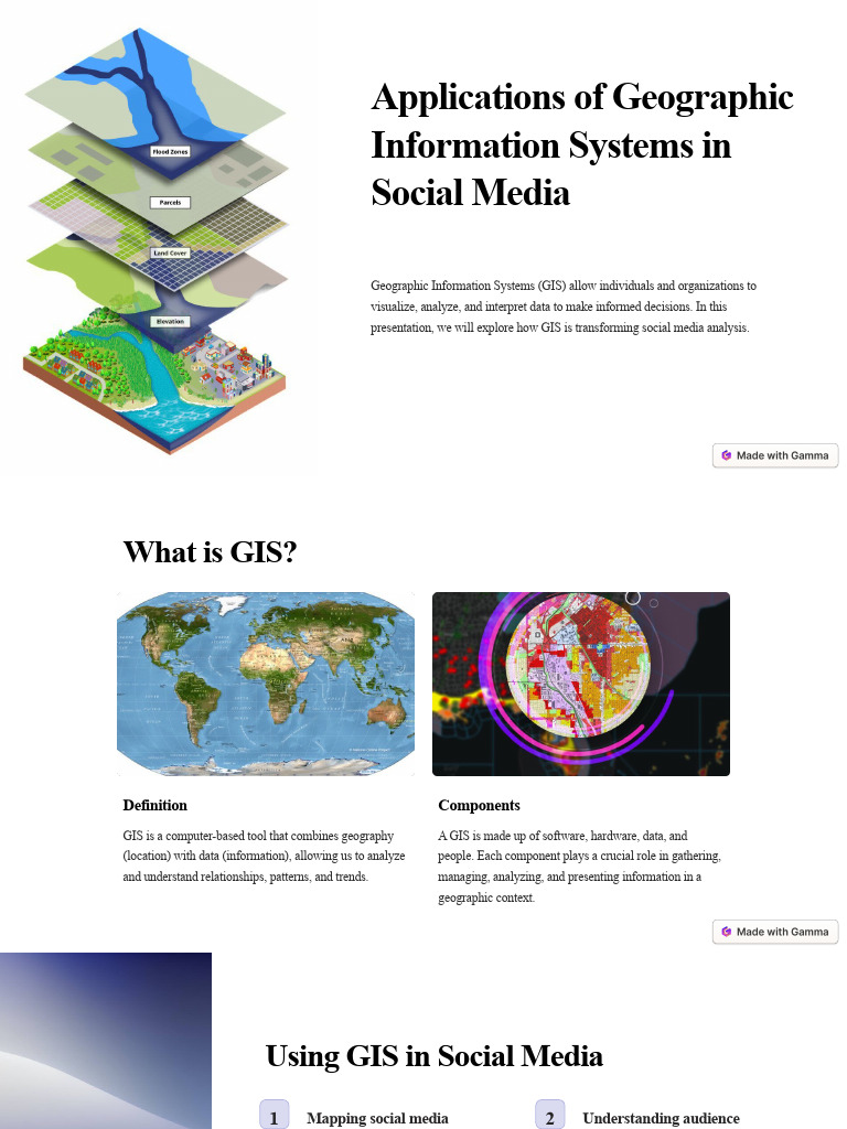 Applications of Geographic Information Systems in Social Media | PDF ...