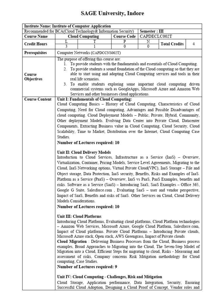 02 Cloud Computing | PDF | Cloud Computing | Software As A Service