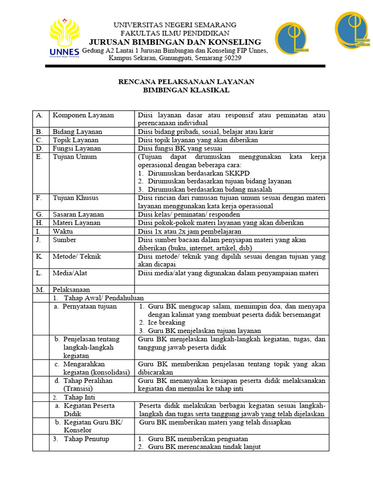 RPL BK Unnes 2019 | PDF