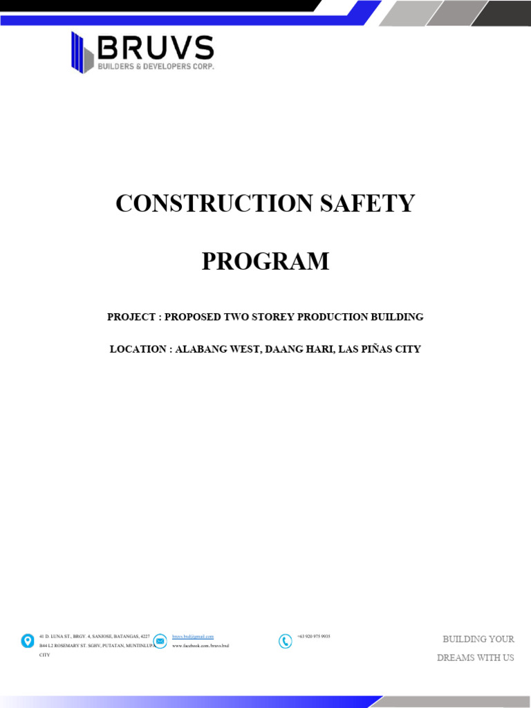 Safety Program | PDF | Occupational Safety And Health | Fire Safety