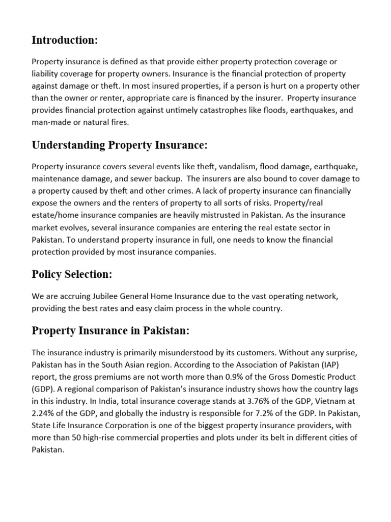 Insurance Introduction | PDF | Insurance | Dividend