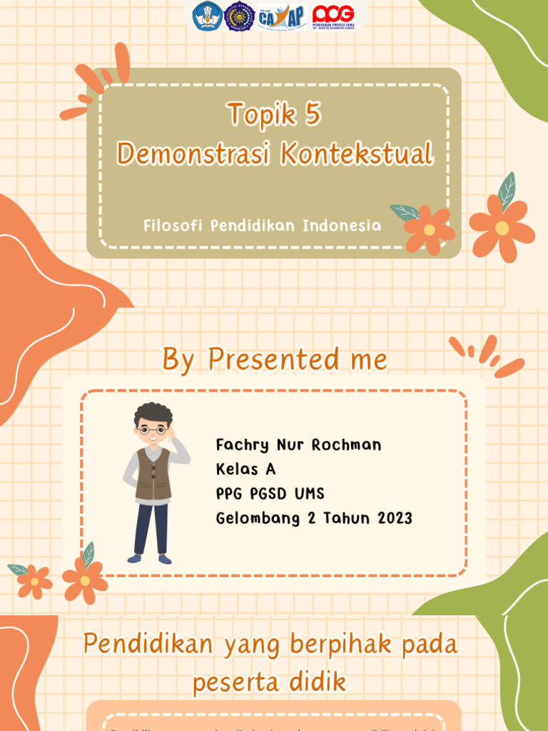 Topik 5 - Demontrasi Kontekstual - Filosofi - Fachry Nur Rochman | PDF