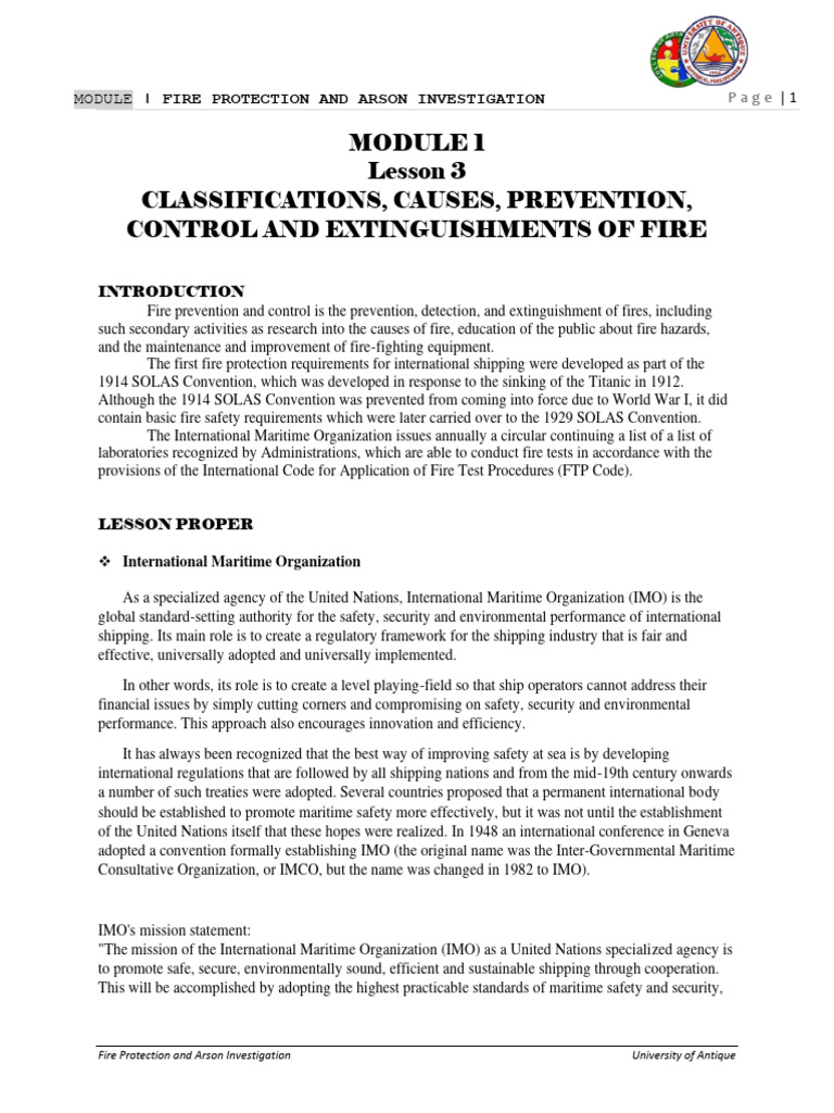 Fire Classifications and Prevention Methods | PDF | Fire Engine ...