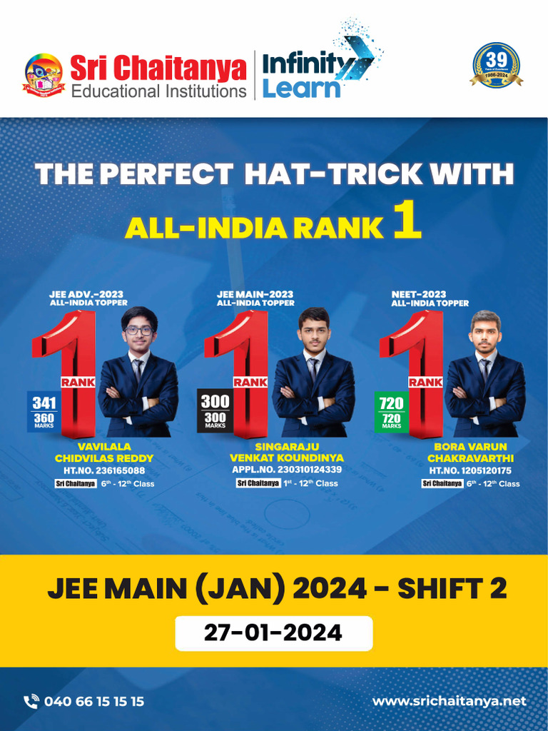 JEE MAIN JAN 2024 SHIFT 2 27 Jan | PDF | Rust | Conformational Isomerism