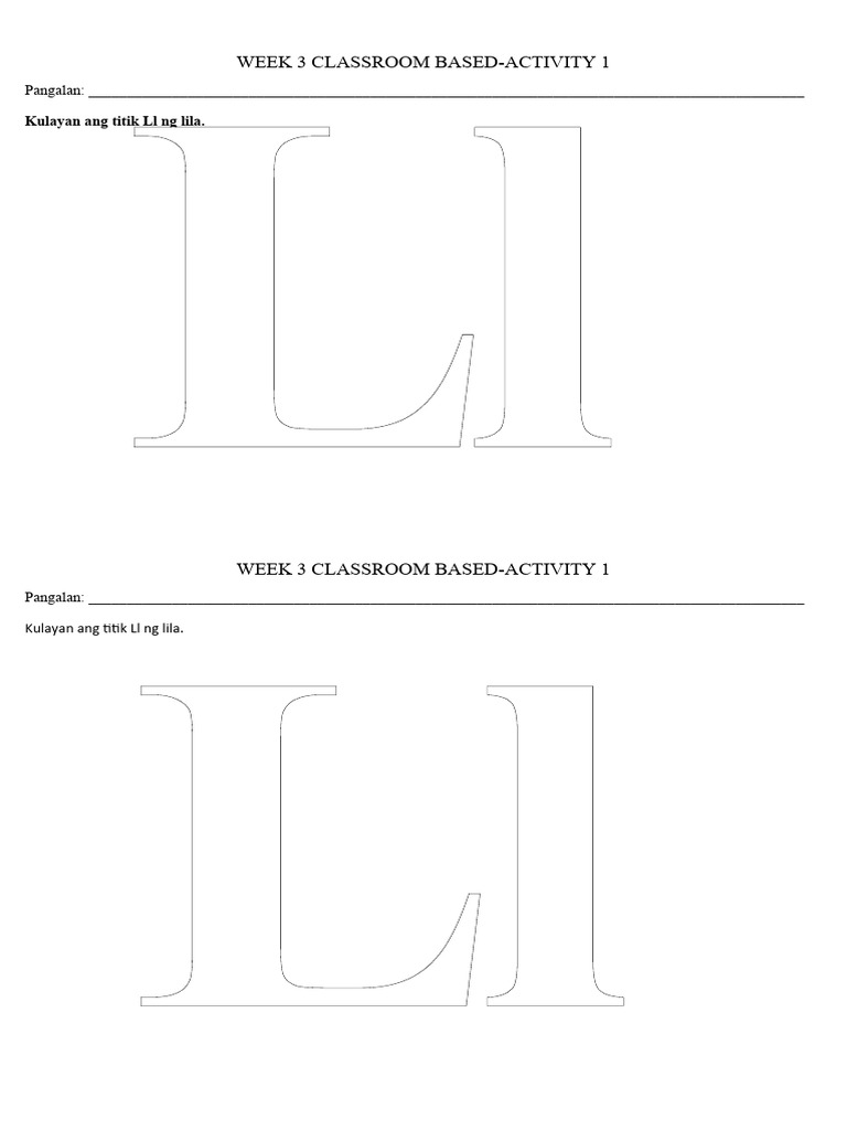 WEEK 3 F2F Activities | PDF